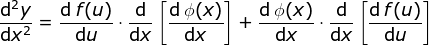 Math Principles: Second Derivative Problems - Chain Rule