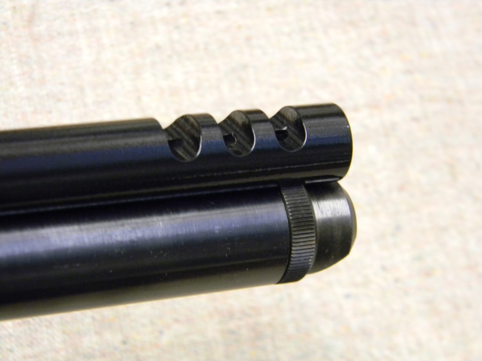 Another Airgun Blog: Muzzle Brake for a Crosman 600 -- Part 2 Final