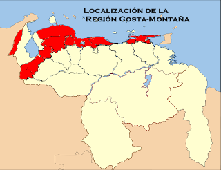 Regiones De Venezuela En Base al Relieve: Región Costa-Montaña