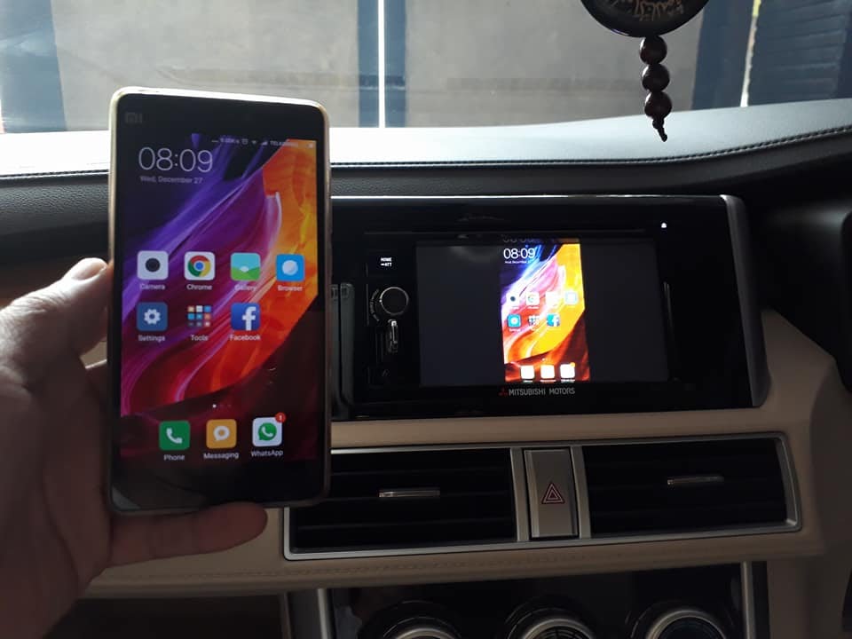 DIY : Merubah Head Unit Xpander Ultimate display handphone Android ...