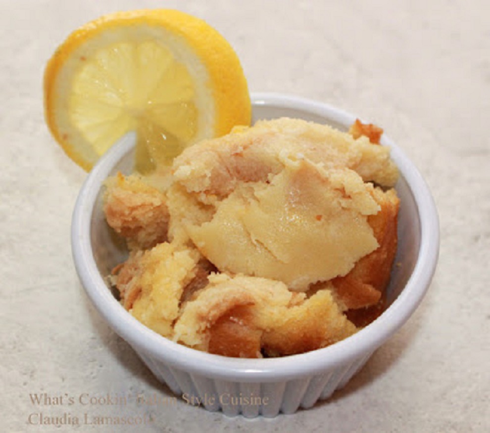 Italian Limoncello Bread Pudding | What's Cookin' Italian Style Cuisine