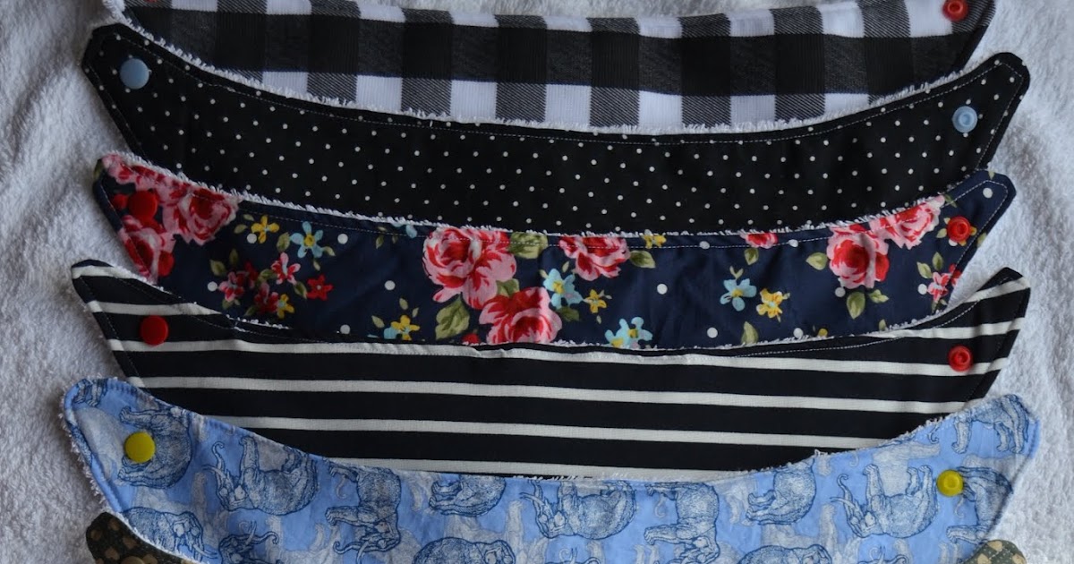 REE SEWN: Scrap Happy: Dribble Bibs