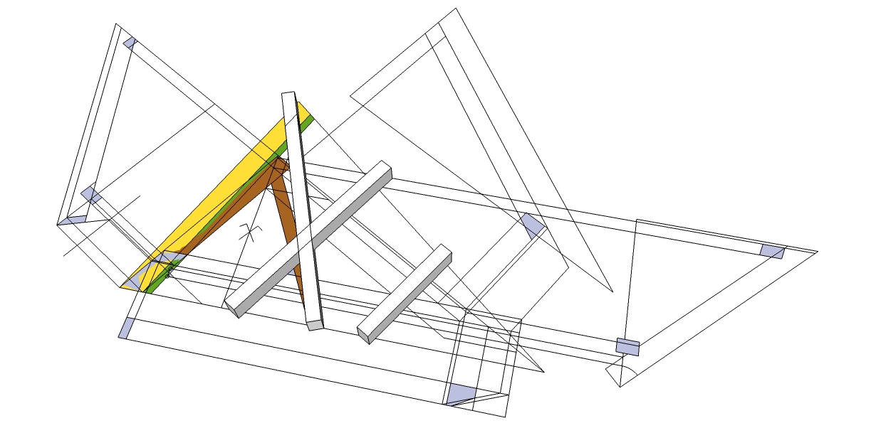 Roof Framing Geometry: The Rising Purlin