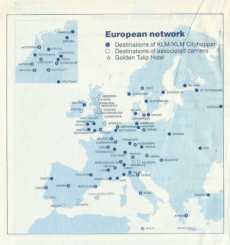 Airline memorabilia: KLM (1994/1995)