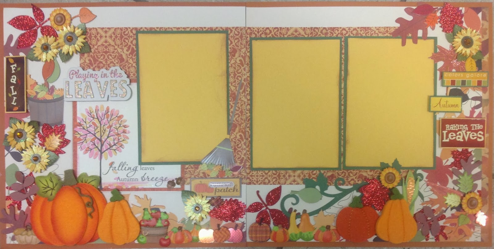 AMAZING GRACE Paper Crafts: Fall Layouts