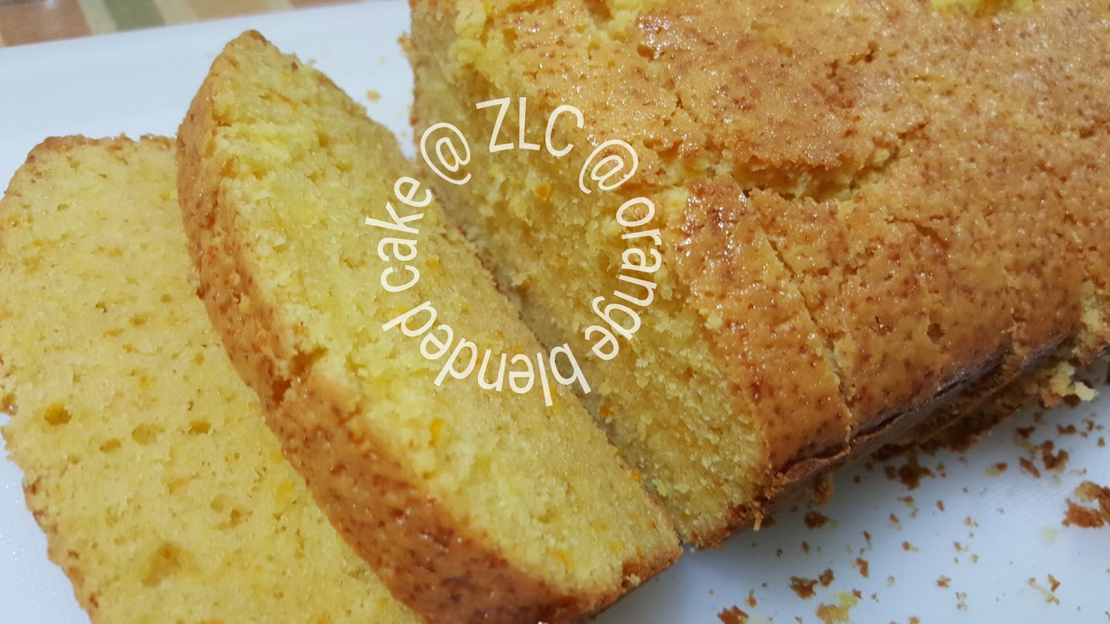 ZULFAZA LOVES COOKING: Kek oren kisar aka orange blended cake
