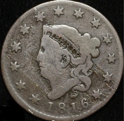 Tony Lawrence Coins and Stuff: Collection - 1816 Large Cent