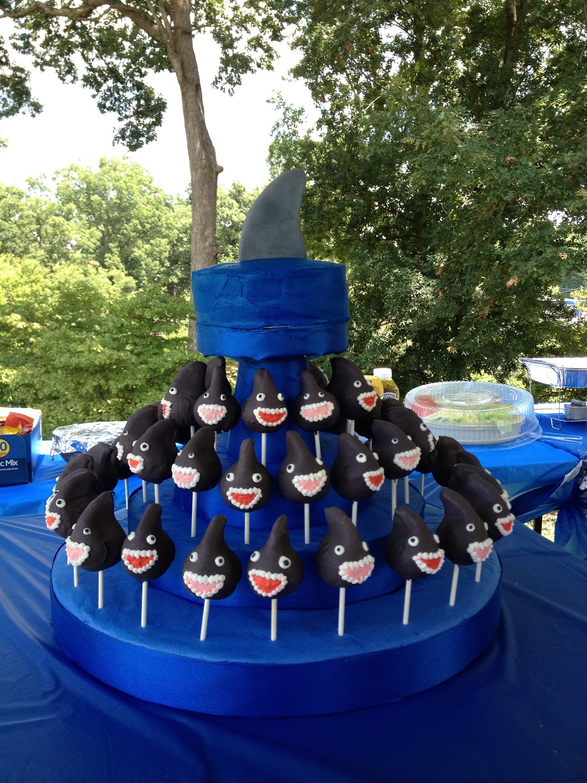 Sweet Cheeks Cakes & Treats: Shark Cake Pops