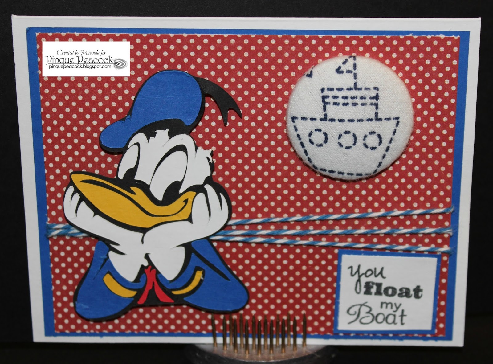 Pinque Peacock: "A Stitched Tugboat"... by PINQUETTE Miranda