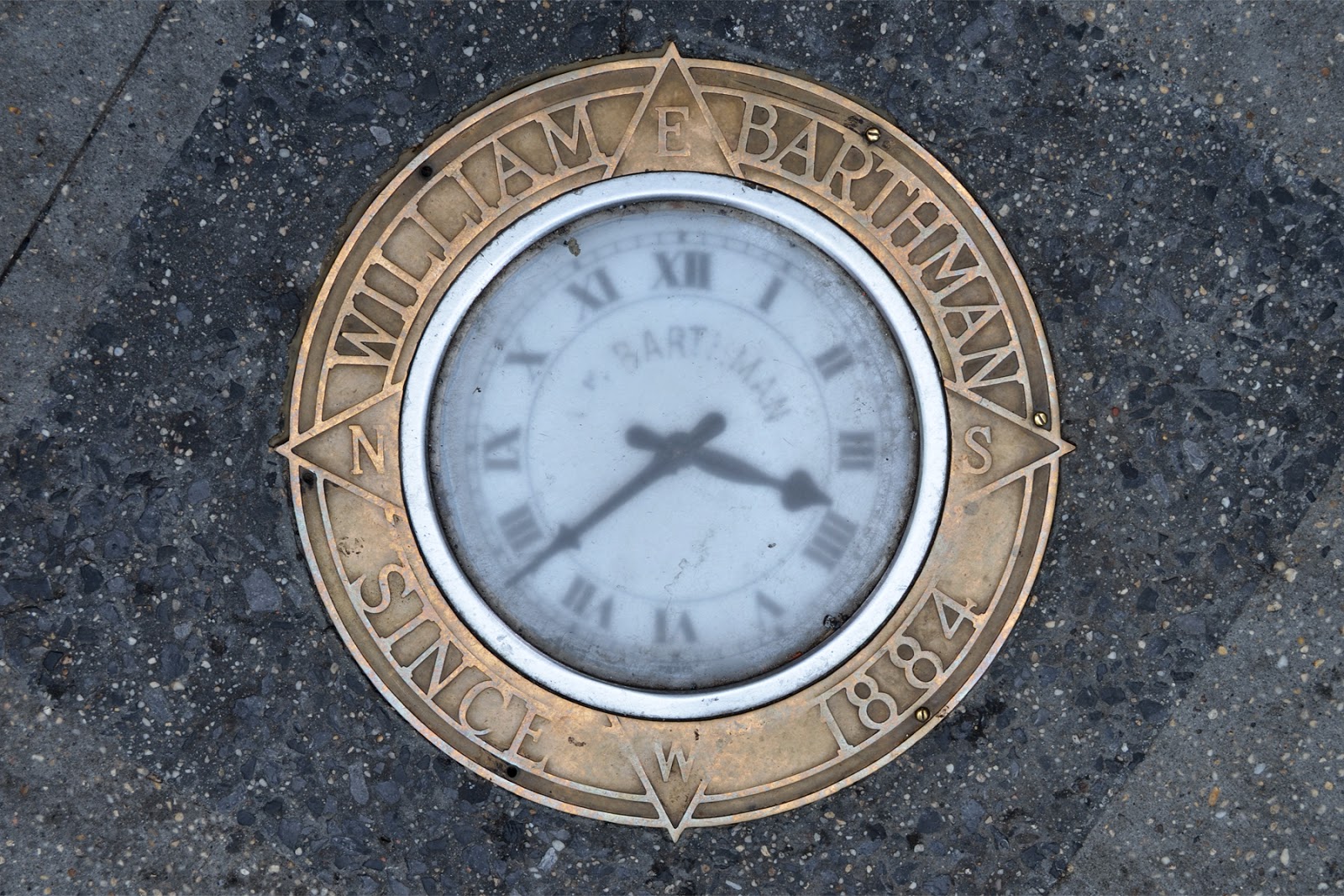This Hidden City: Barthman Sidewalk Clock