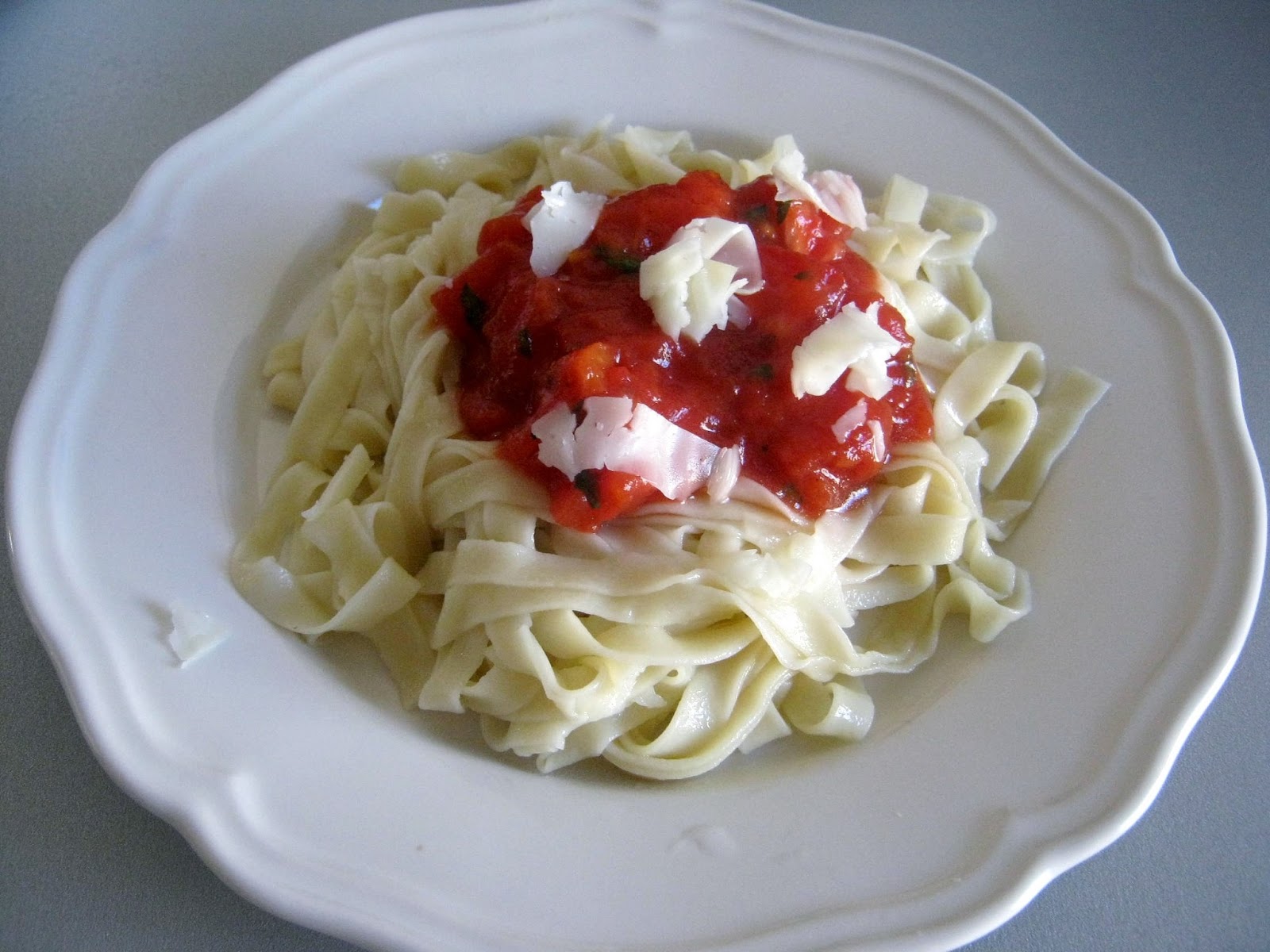 In My's kitchen: Eloge de la simplicité - Tagliatelles alla trapanese