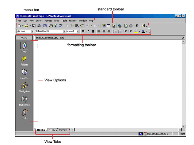 ICT FOR BEGINNERS: Web Development Tools 1.Microsoft FrontPage
