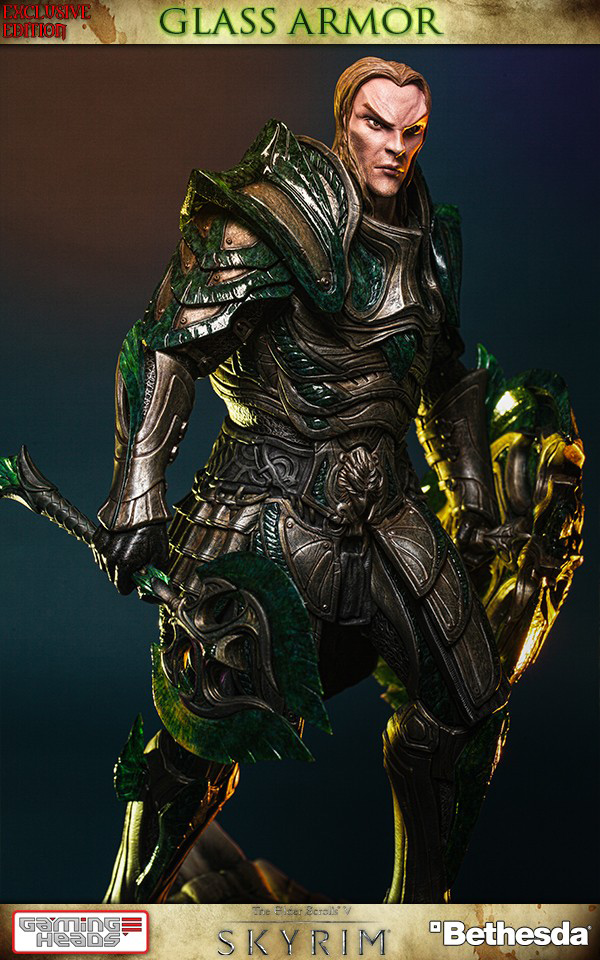 The Elder Scrolls V: Skyrim - Glass Armour (Gaming Heads)