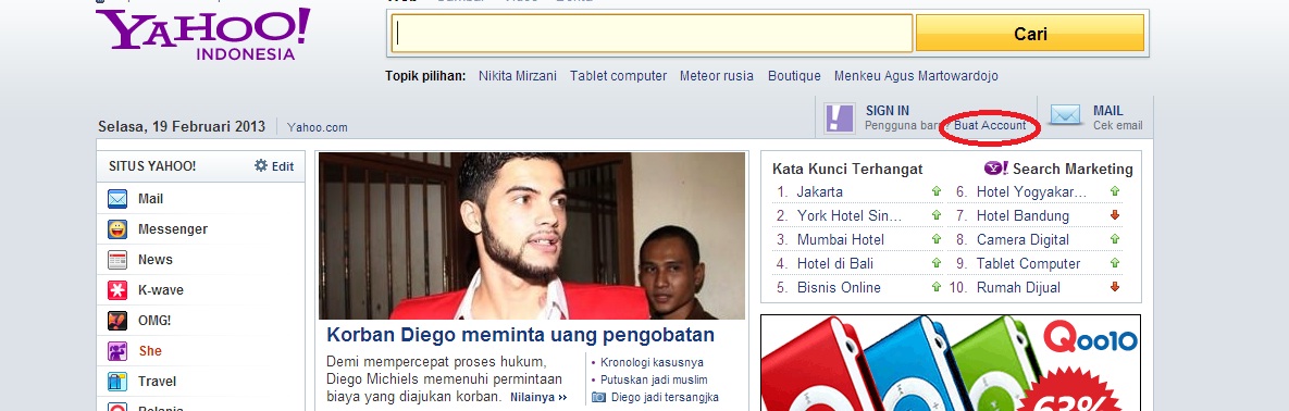Cara Membuat Email Yahoo dengan Mudah - Belajar Internet