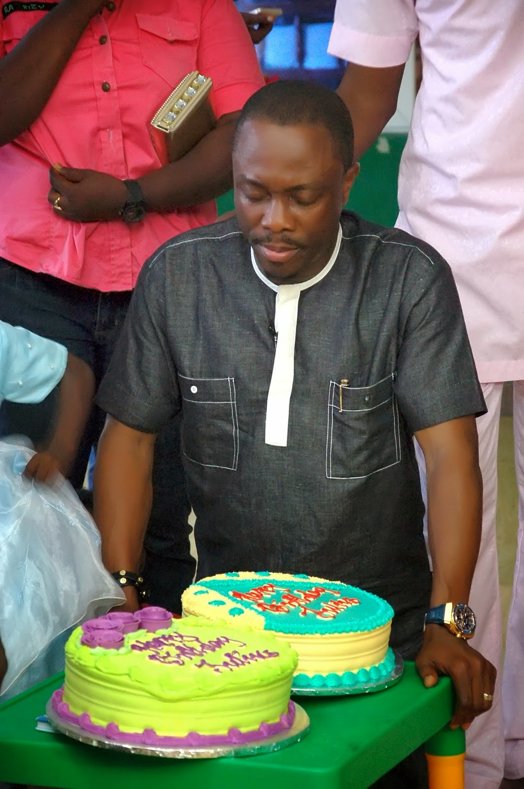 Photos from Julius Agwu's birthday celebration yesterday
