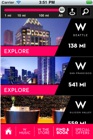 The W Hotel App | Jet Set Girls