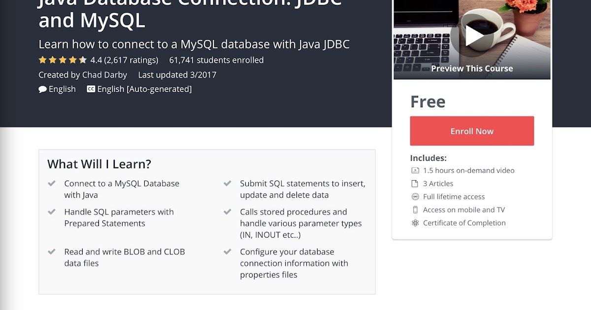 Top 5 Free JDBC Courses for Java Programmers - Best of Lot | Java67