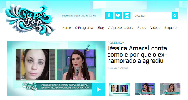 Jéssica Amaral: Jéssica Amaral no SuperPop RedeTV