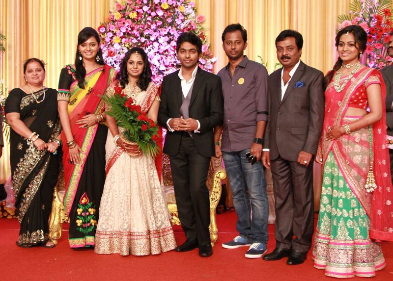 GV Prakash Saindhavi Wedding Reception Photos Gallery