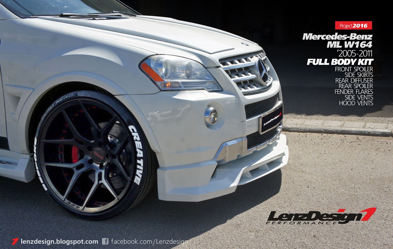 Mercedes-Benz ML W164 Lenzdesign Bodykit & Spoilers