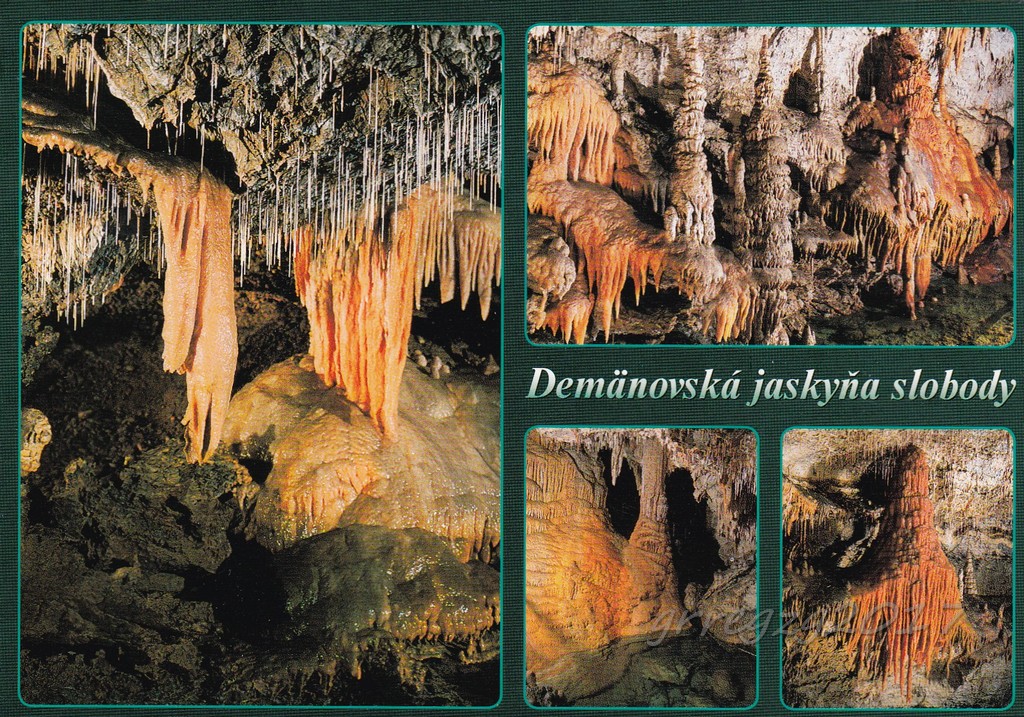 Postcards of the world - waterfalls & caves ...: Słowacja - Demanovska ...