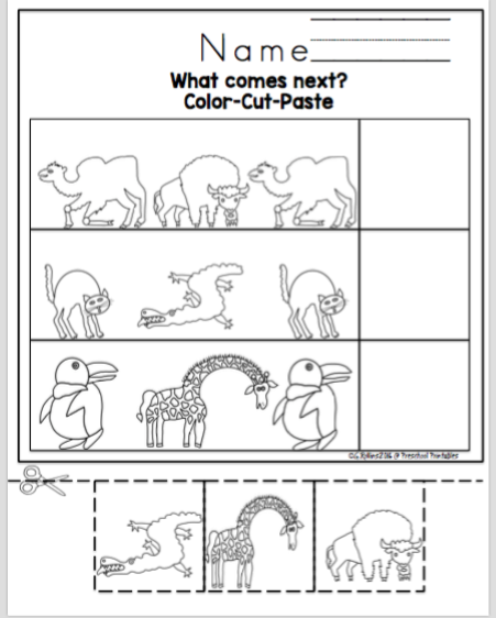 From Head to Toe "Updated" ~ Preschool Printables