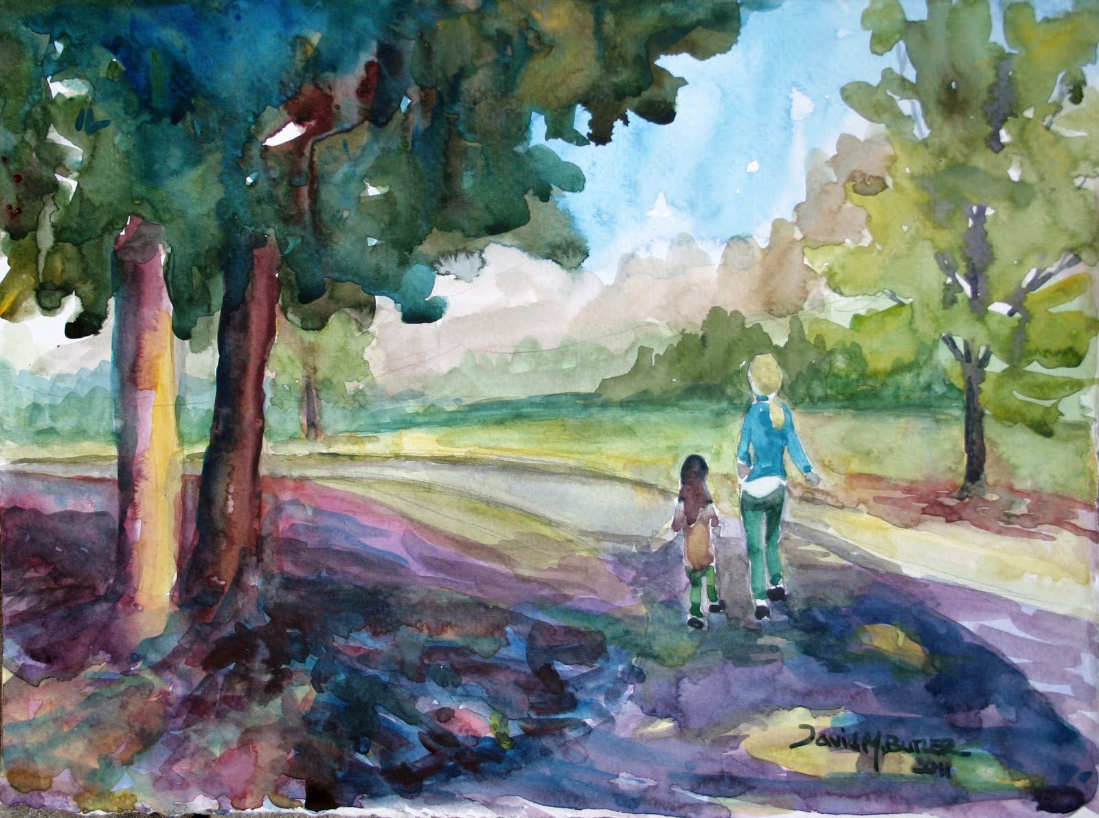 David Butler Art: Florence and Chuck