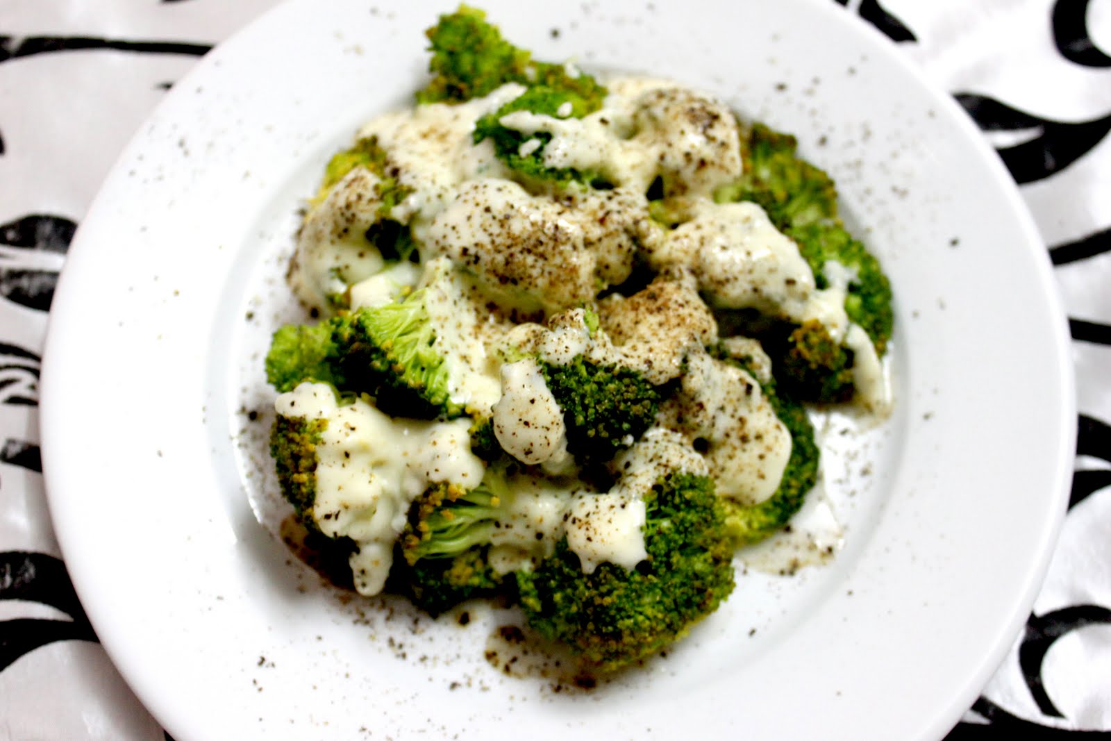 The Artist Chef: Broccoli coated with Cream & Cheese