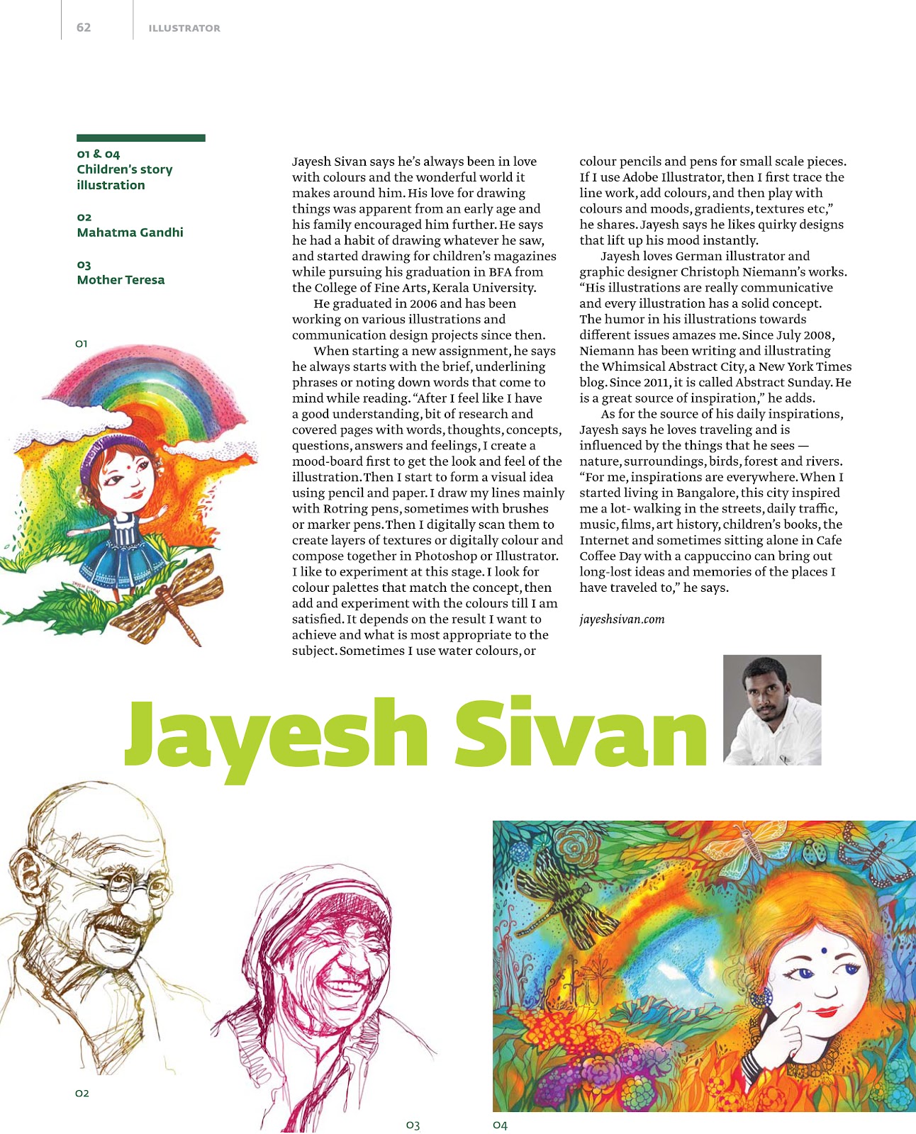 Jayesh Sivan - Illustrations: 2012