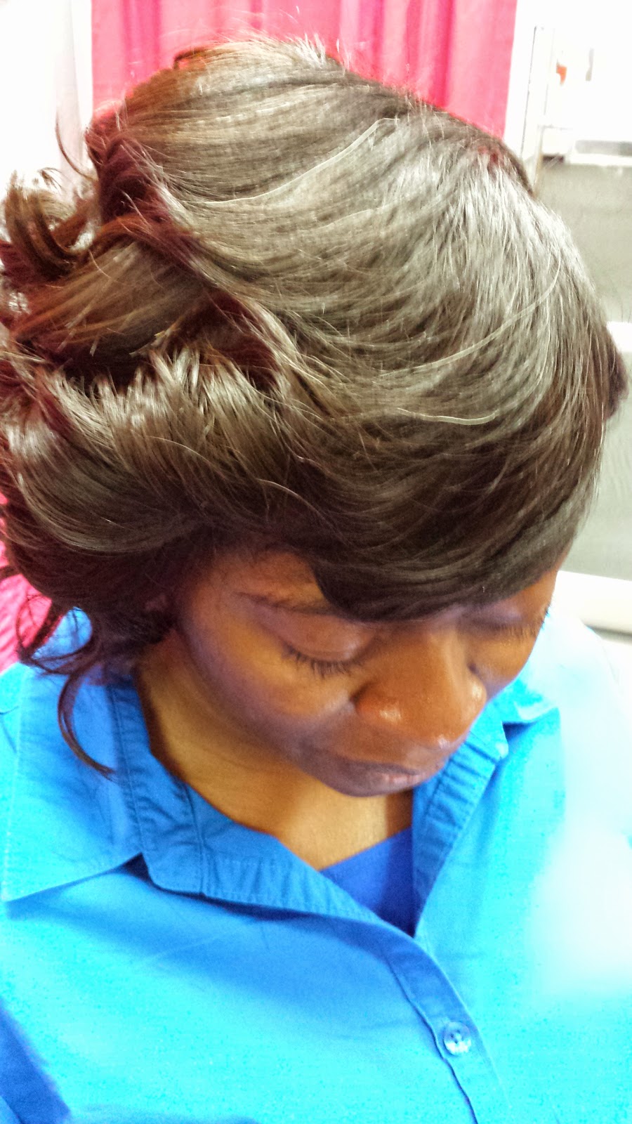 Full Sew-In With Minimal Hair Left Out | LaToya Jones