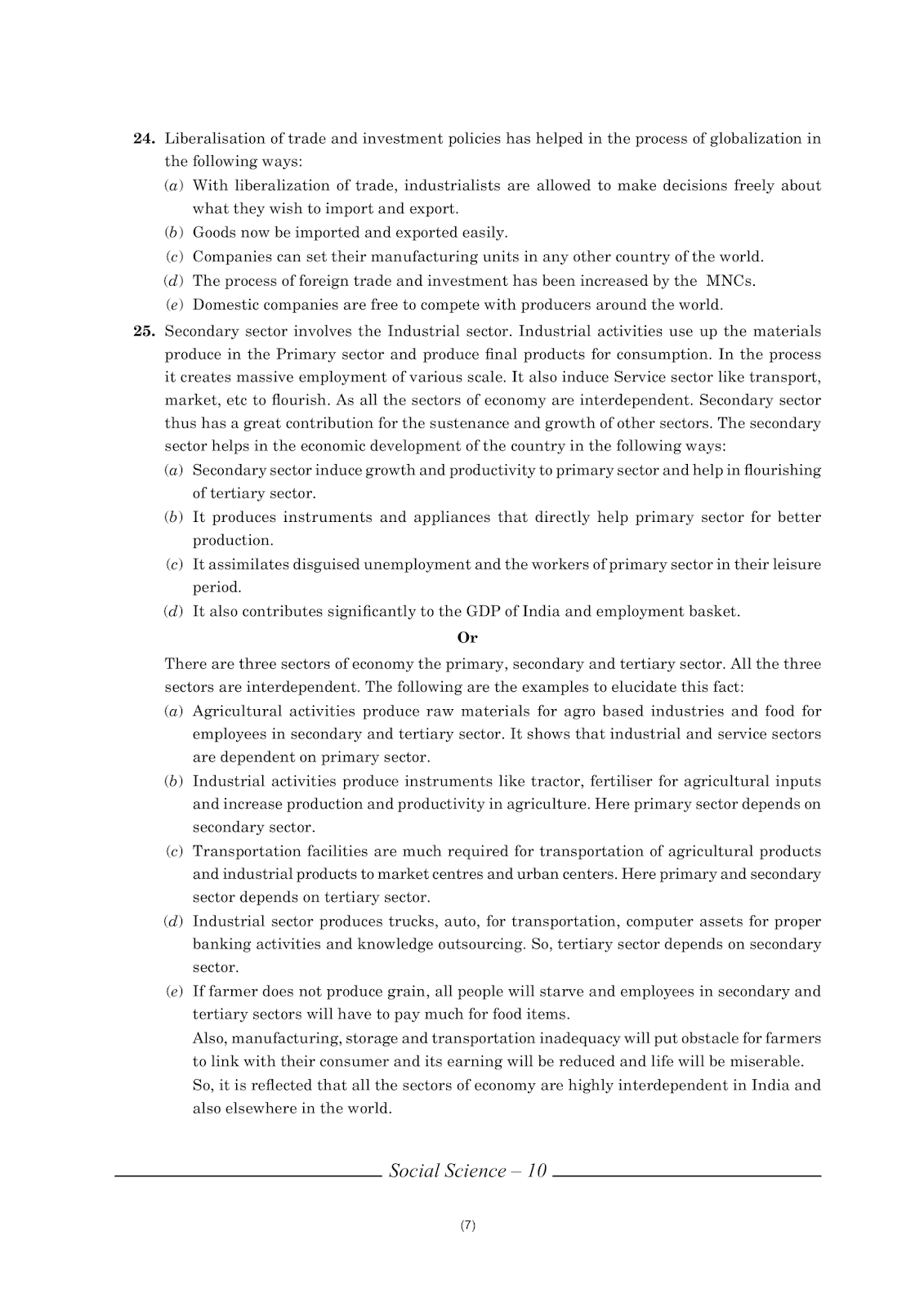TEST PAPER 1 OF SOCIAL SCIENCE CLASS 10 test-paper-1-of-social-science-class-10
