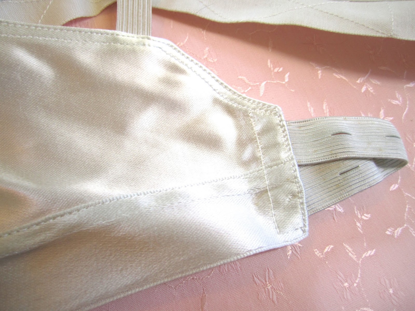 A Few Threads Loose A Vintage Brassiere In Profile 1940s Bra By Siva Of Paris