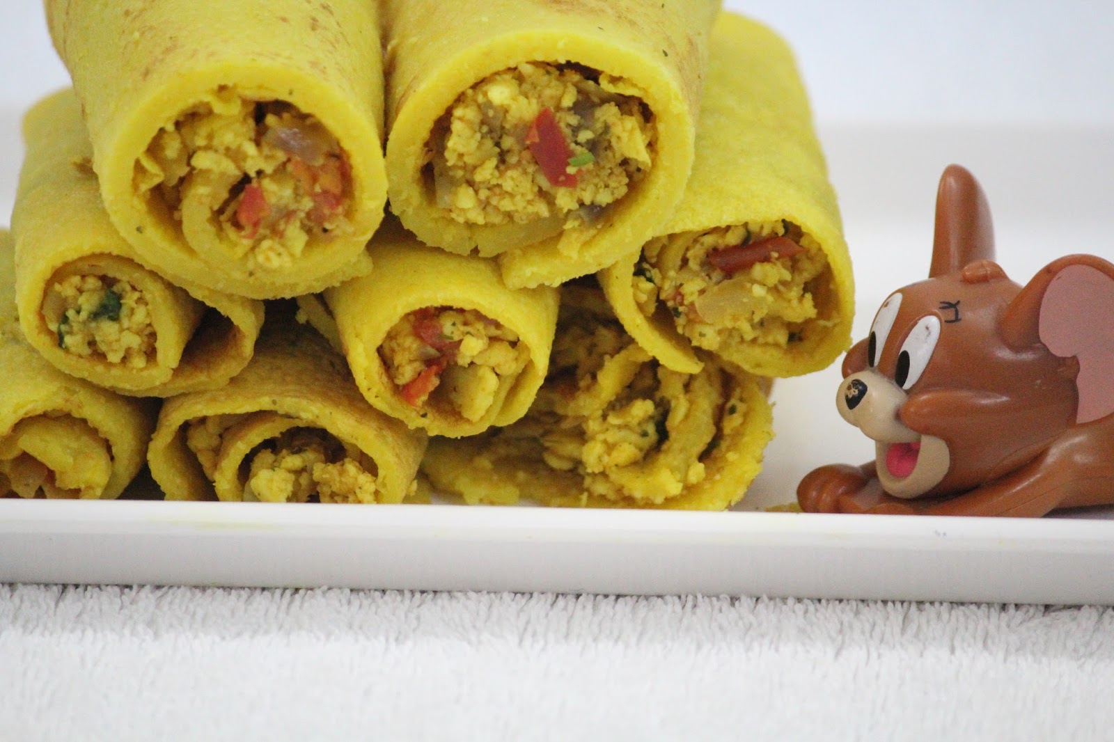 BESAN PANEER ROLLS / STUFFED BESAN ROLL / GRAM FLOUR ROLL - Auto Cook