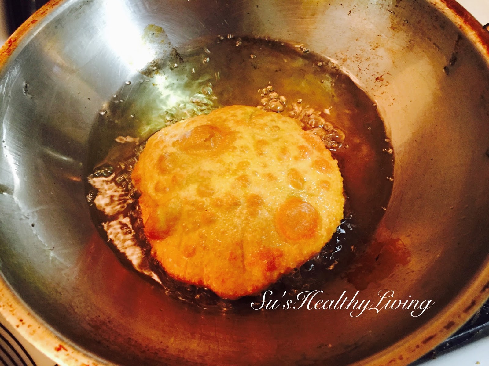 Su'sHealthyLiving: Biscuit Rotti ( stuffed fried bread)