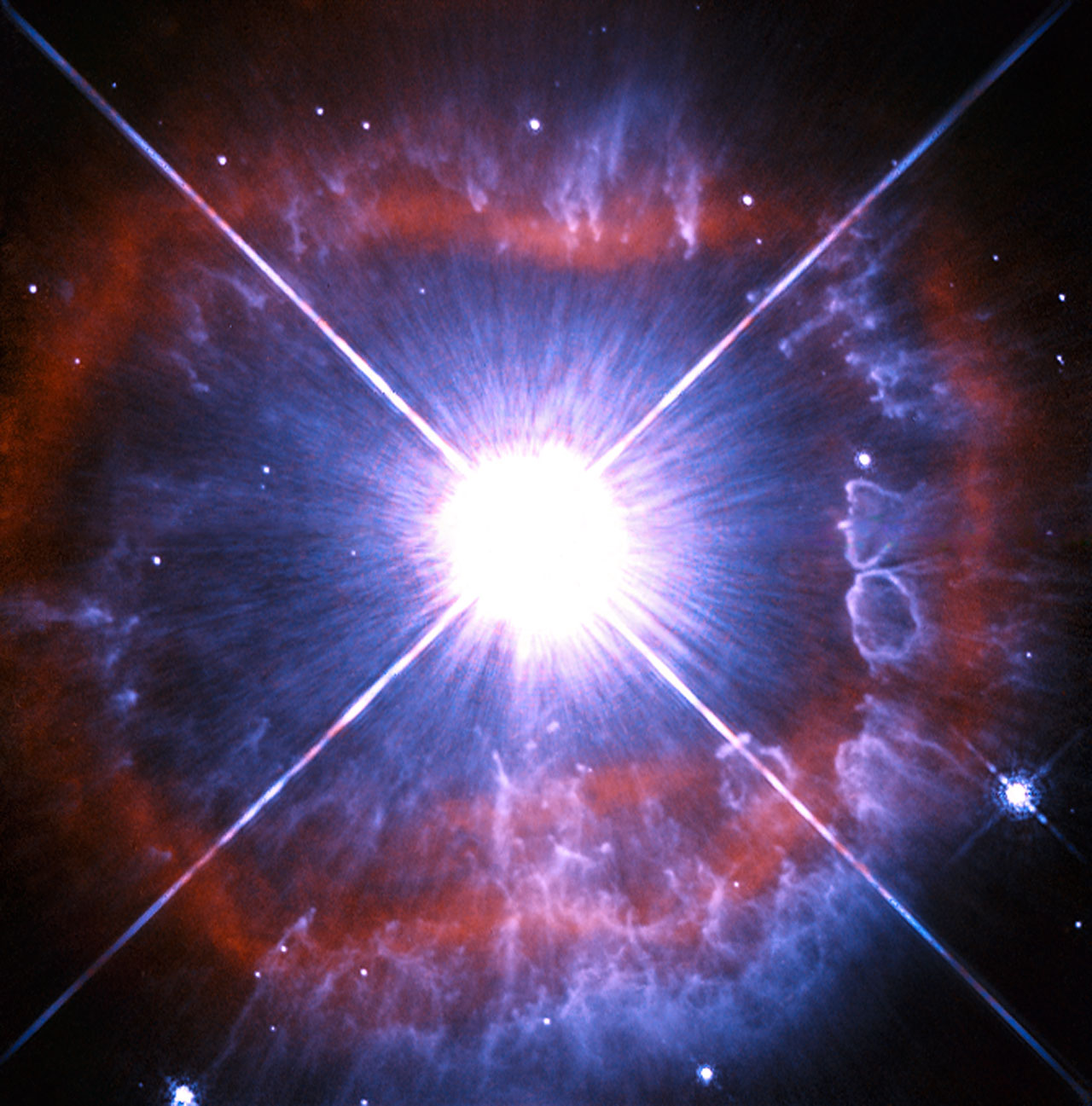 Hubble image of luminous star AG Carinae ~ demo-templatetokosebelah