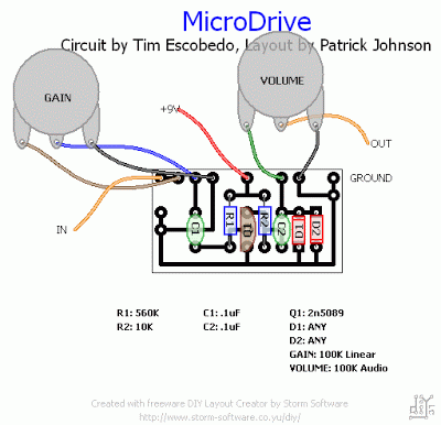 StompBoXed - The Guitar Pedal Builders Repository: Micro Drive