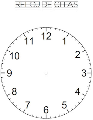 EDUCACIÓN PARA LA CIUDADANÍA 17/18: El reloj de las citas: Nos conocemos