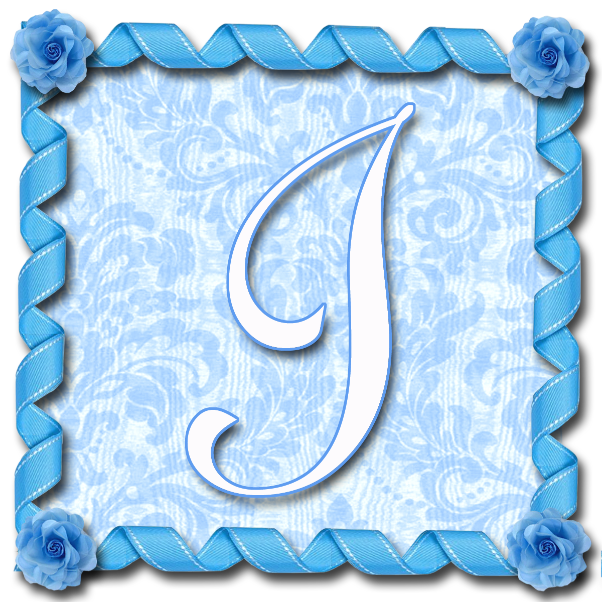 GRANNY ENCHANTED'S BLOG: "Blue Curly Ribbon" PNG Free Scrapbook Alphabet