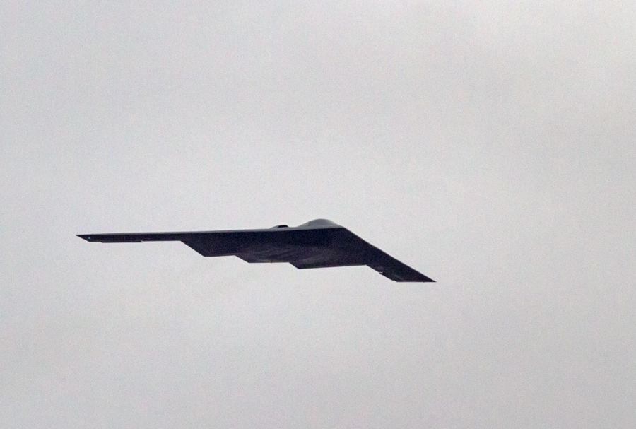 B-2 Stealth Bomber Flyover 01/02/2017