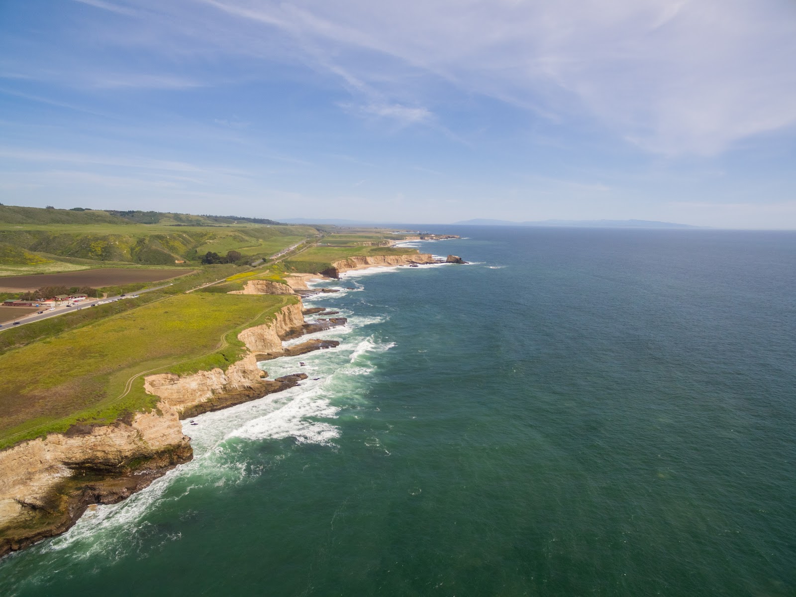 Naturetastic Blog: Santa Cruz & Davenport, CA Coastline (Aerial ...