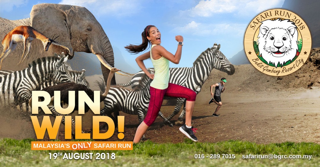 SAFARI RUN 2018 || Run Wild ! Malaysia's Only Safari Run