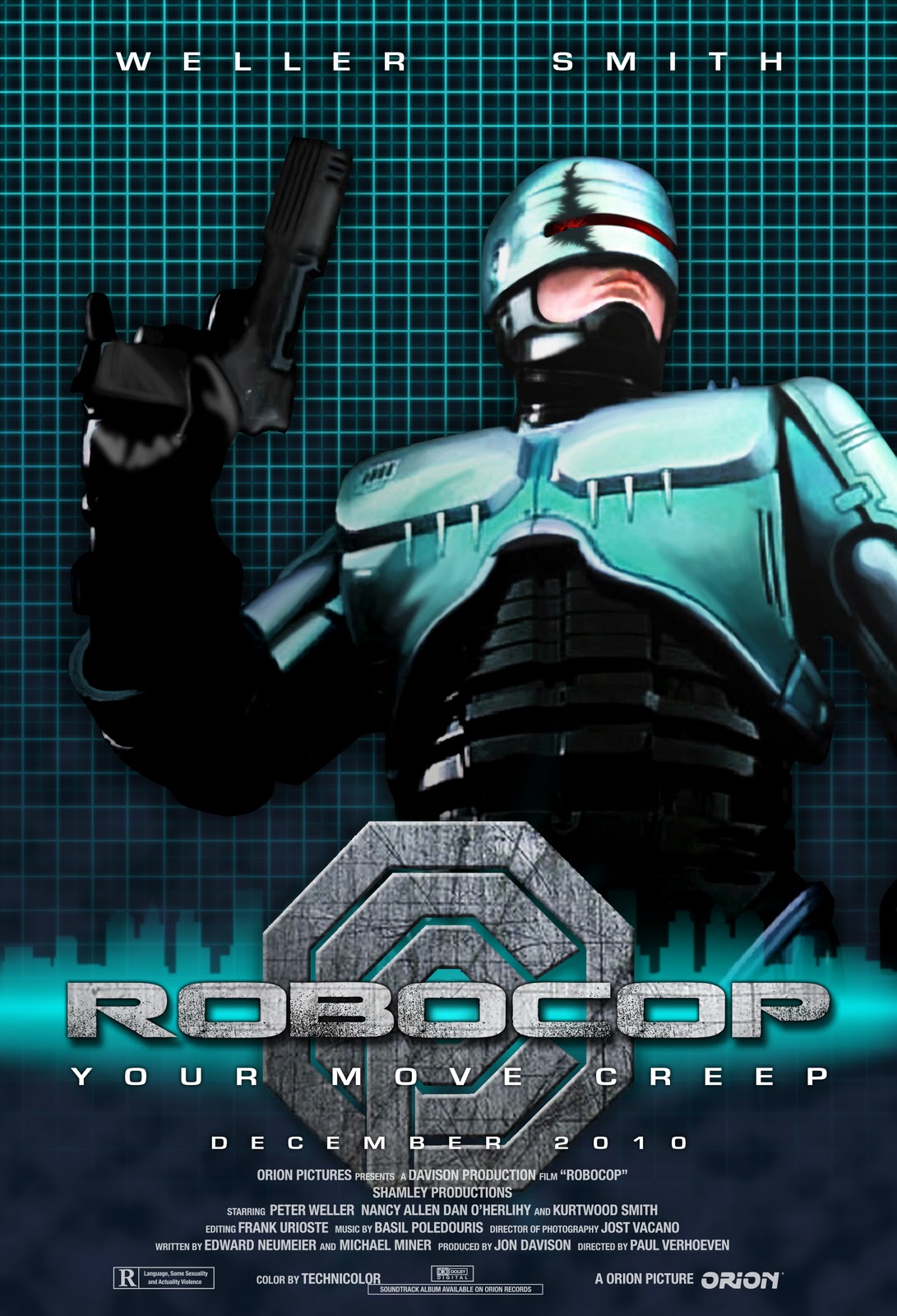 The Geeky Nerfherder: Movie Poster Art: Robocop (1987)