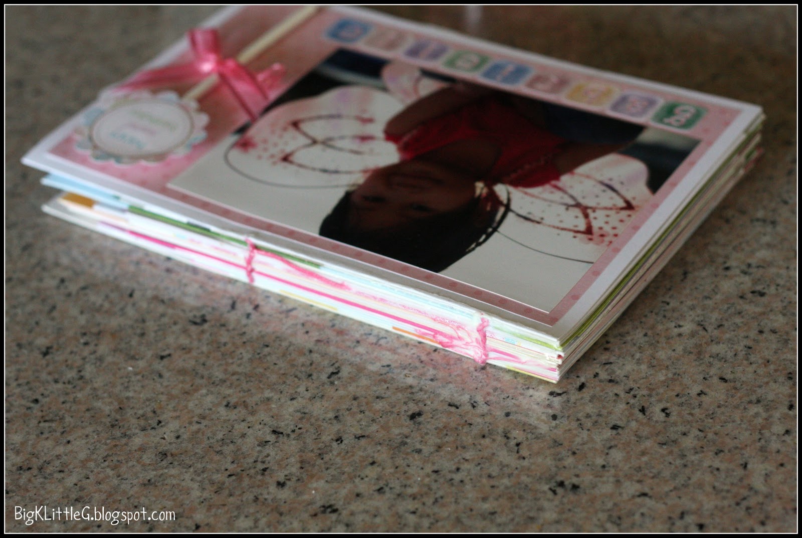 Big K Little G: DIY Birthday Card Keepsake Book Tutorial
