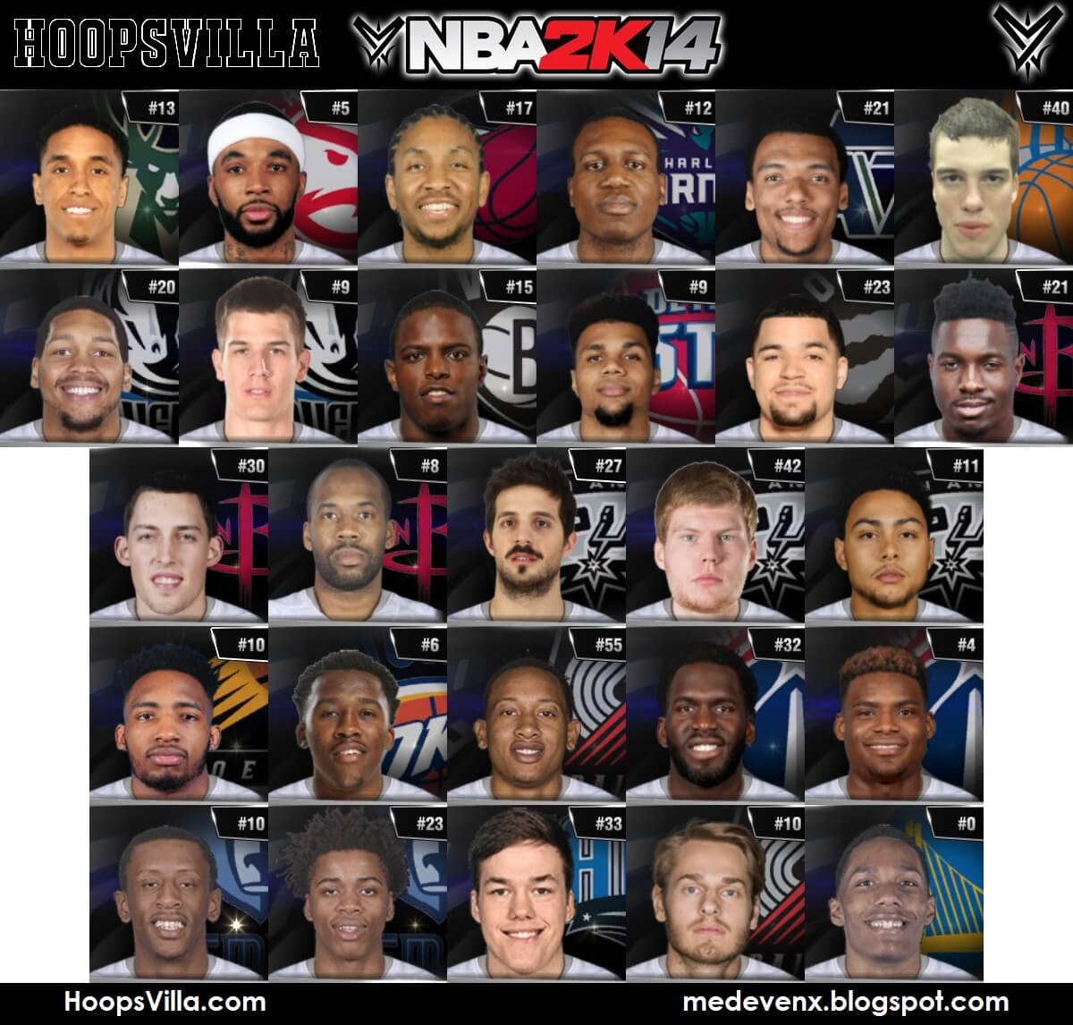 NBA 2k14 Portrait Mod : Universal Portrait Project v4.1 - HoopsVilla