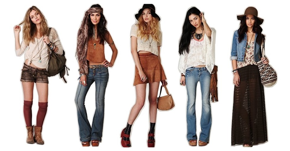 Inspiración HIPPIE lookbook+collage - Así es la Moda