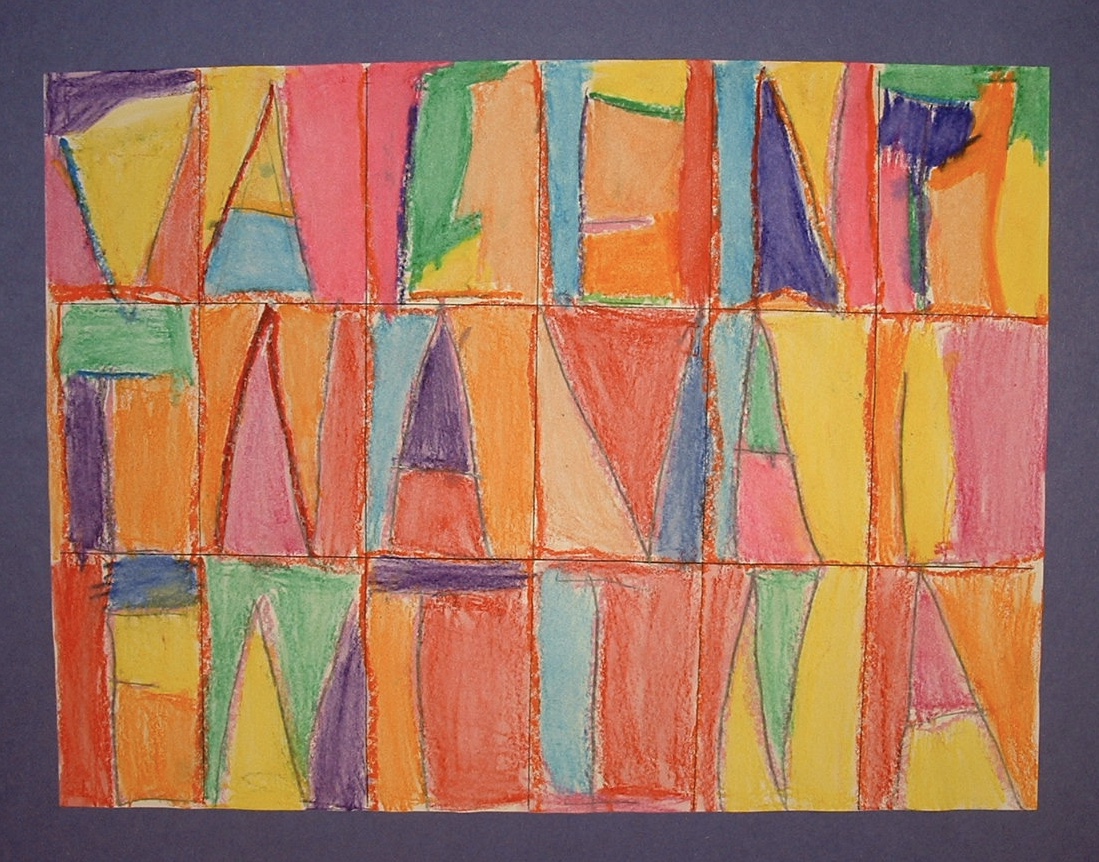 Mrs. Belton's Artists: Kindergarten Hidden Names