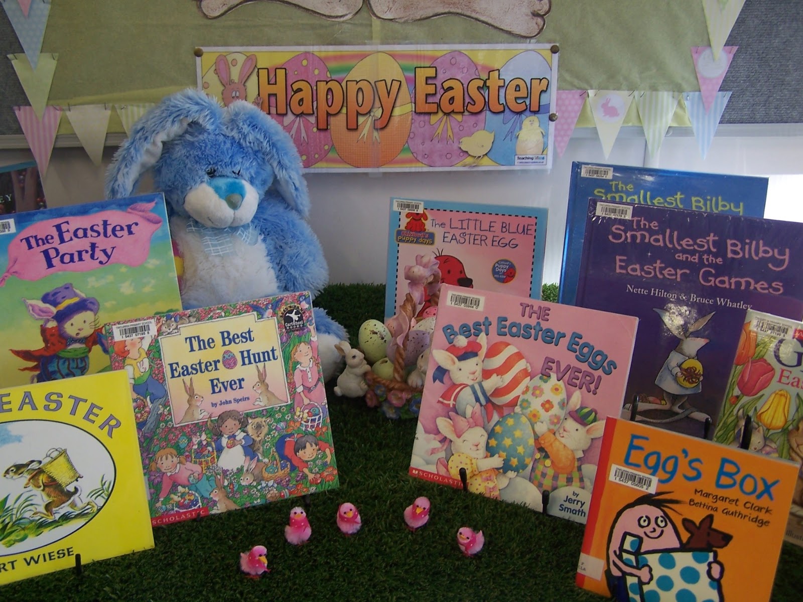 Library Displays: Happy Easter!