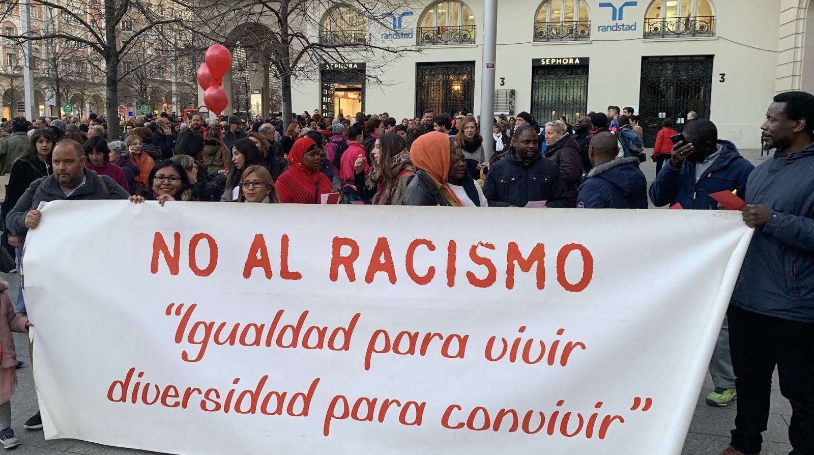 El blog de Cáritas Zaragoza: Manifestación del día contra el racismo 2019