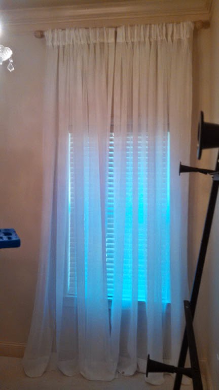 Dawn Sewing and Crafts: Sheer window and bed curtains