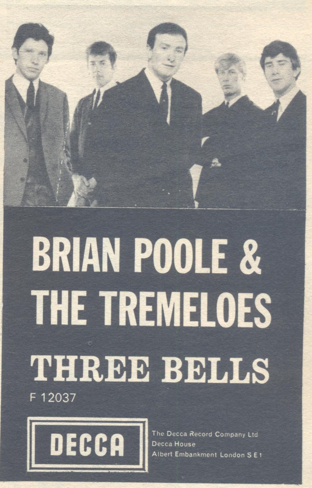 SIXTIES BEAT: Brian Poole And The Tremeloes
